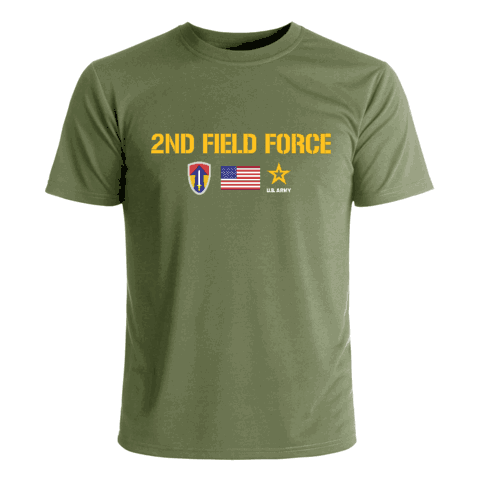 2nd Field Force T-Shirt - More US Army Unit Full Color T-Shirts ...