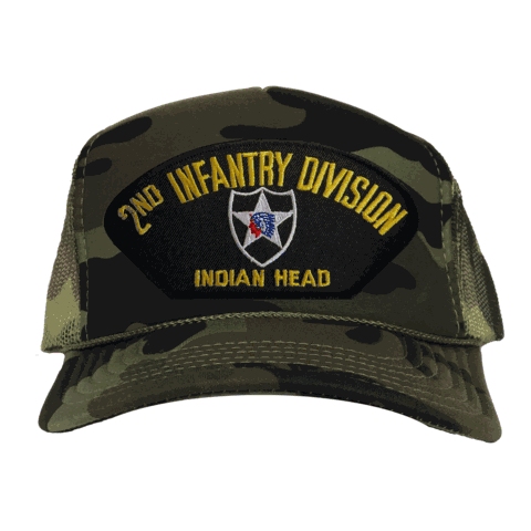 2nd Infanrty Camo Mesh Back Cap - New Camo Mesh Caps - PriorService.com