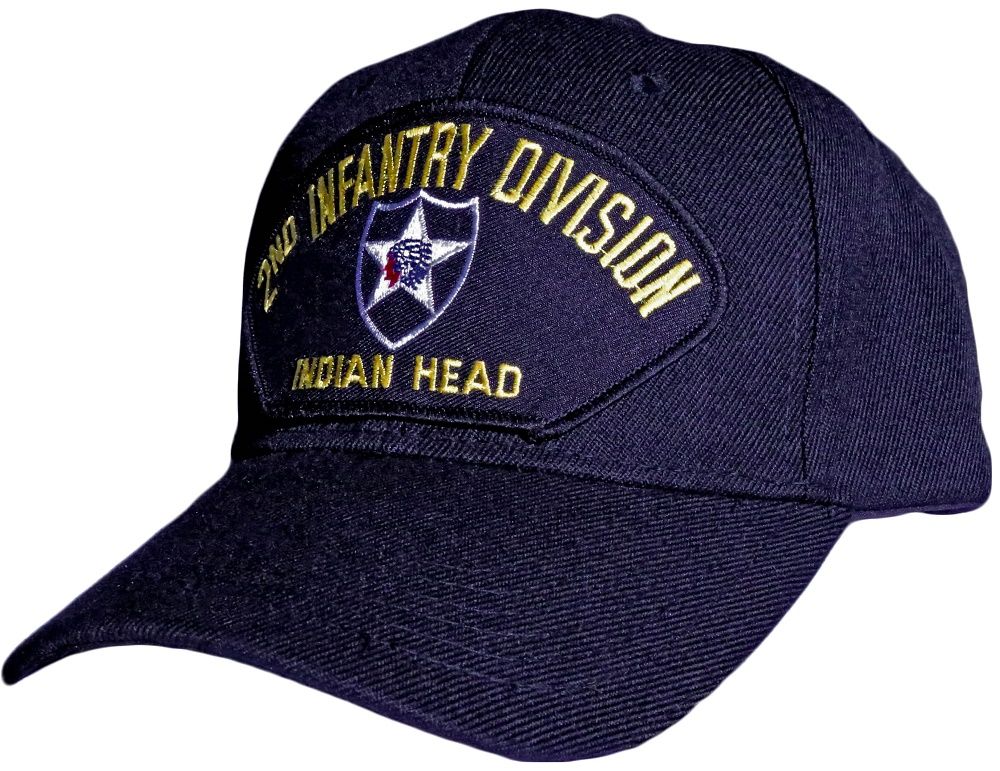 2nd Infantry Division Indian Head Cap - New Ball Caps - PriorService.com