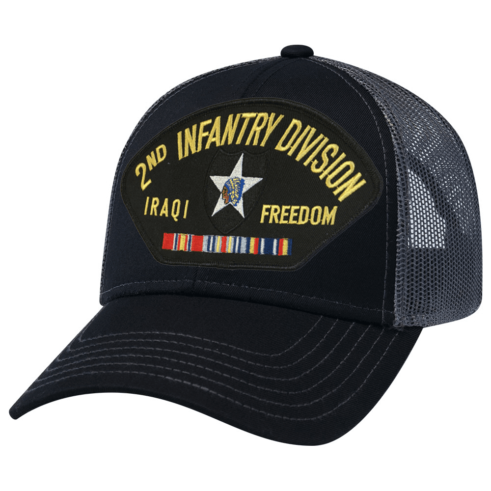 2nd Infantry Division Iraqi Freedom Mesh Back Cap - Operation Iraqi ...