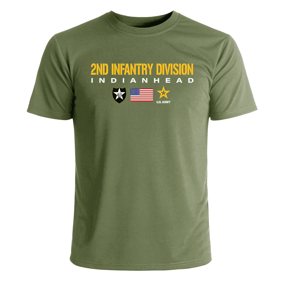 2nd Infantry Division T-Shirt - US Army Unit Full Color T-Shirts ...