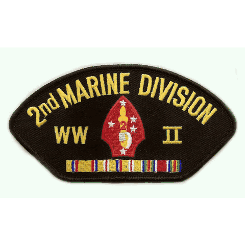 2nd Marine Division WWII Hat Patch - 2nd Marine Division - PriorService.com