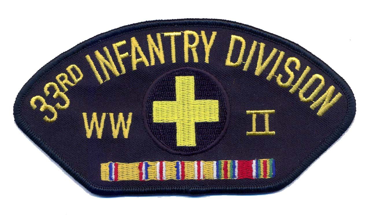 33rd Infantry Division WWII Patch - US Army Infantry Division Patches ...