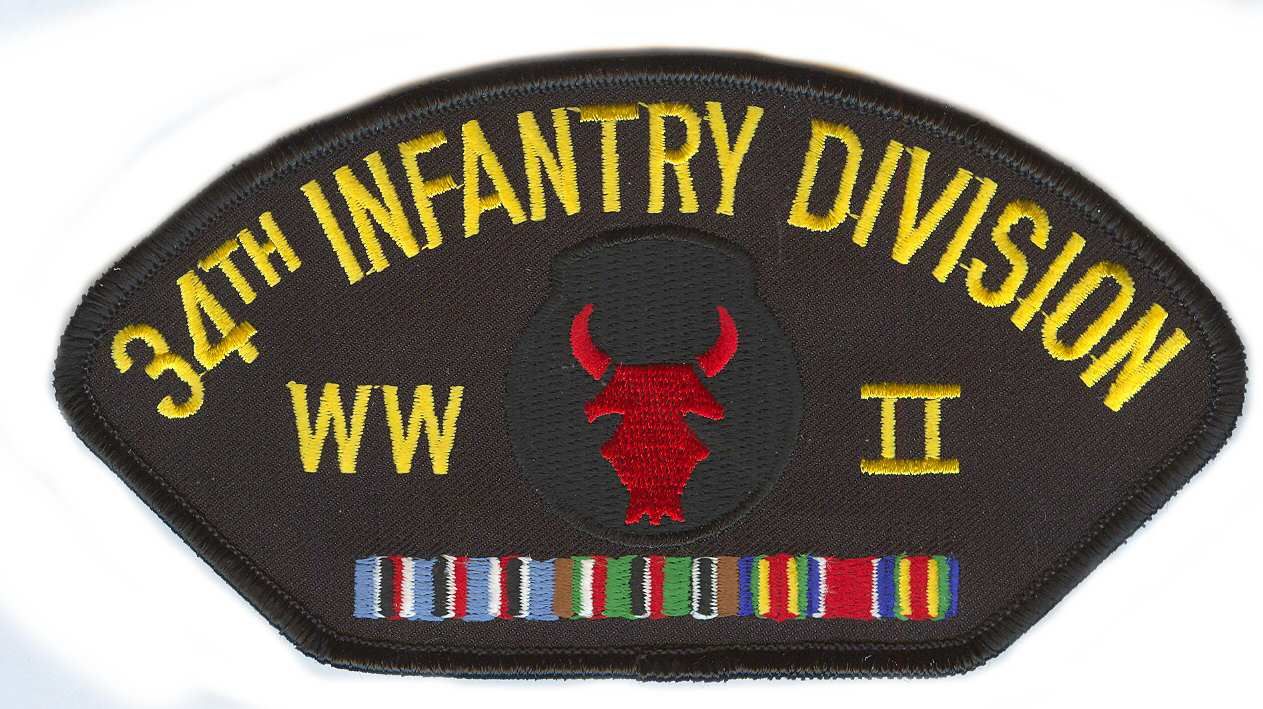 34th Infantry Division WWII Patch - 34th Infantry Division ...