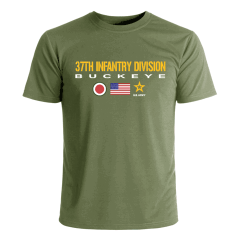 37th Infantry Division T-Shirt - More US Army Unit Full Color T-Shirts ...