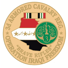 3rd Armored Cavalry Regiment OIF Decal - 3rd Armored Cavalry Regiment ...