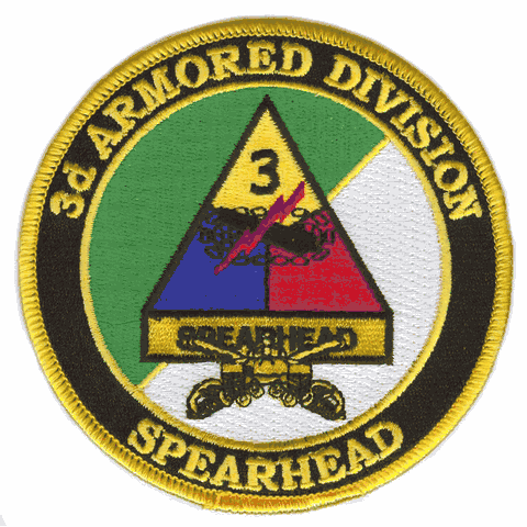 3rd Armored Division Patch with Sabres - US Army Commemorative Unit ...