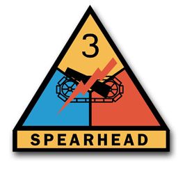 3rd Armored Patch Vinyl Transfer Decal - 3rd Armored Division ...