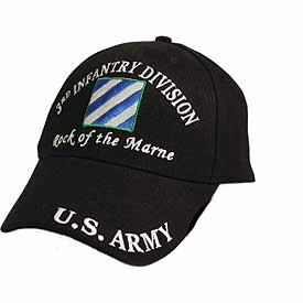 3rd Infantry Division Embroidered Ball Cap - US Army Division Caps ...