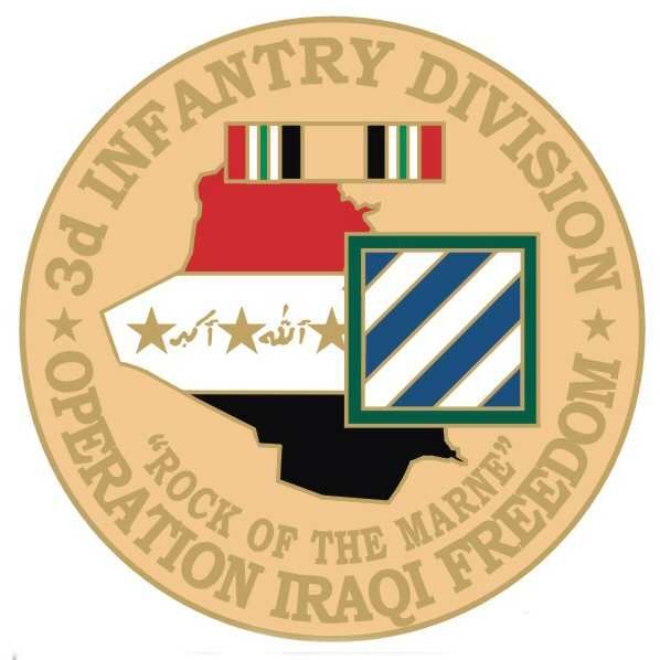 3rd Infantry Division Operation Iraqi Freedom Pin - 3rd Infantry ...