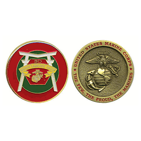 3rd Marine Logistics Group Challenge Coin - US Marine Corps Challenge ...