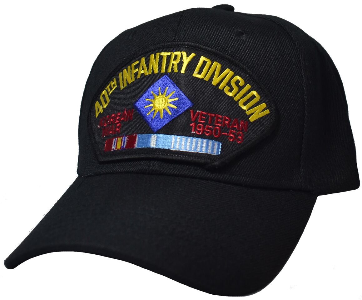 40th Infantry Divsion Korean War Veteran Cap - Korea Veteran Caps ...