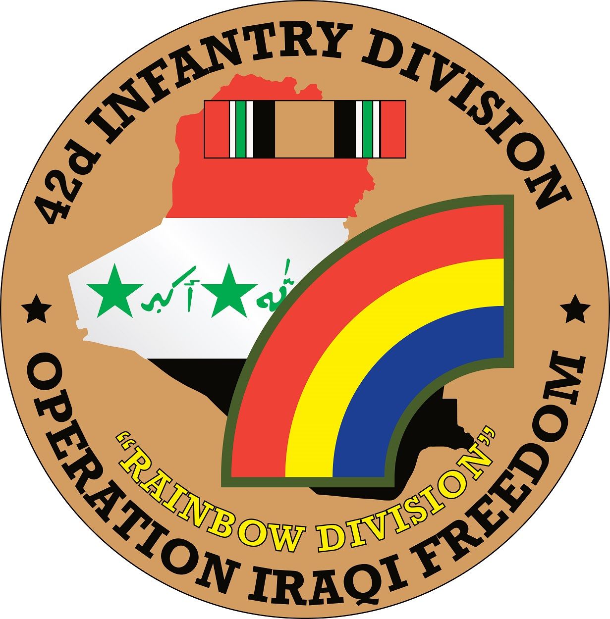 42nd Infantry Division OIF Decal - Operation Iraqi Freedom Decals ...