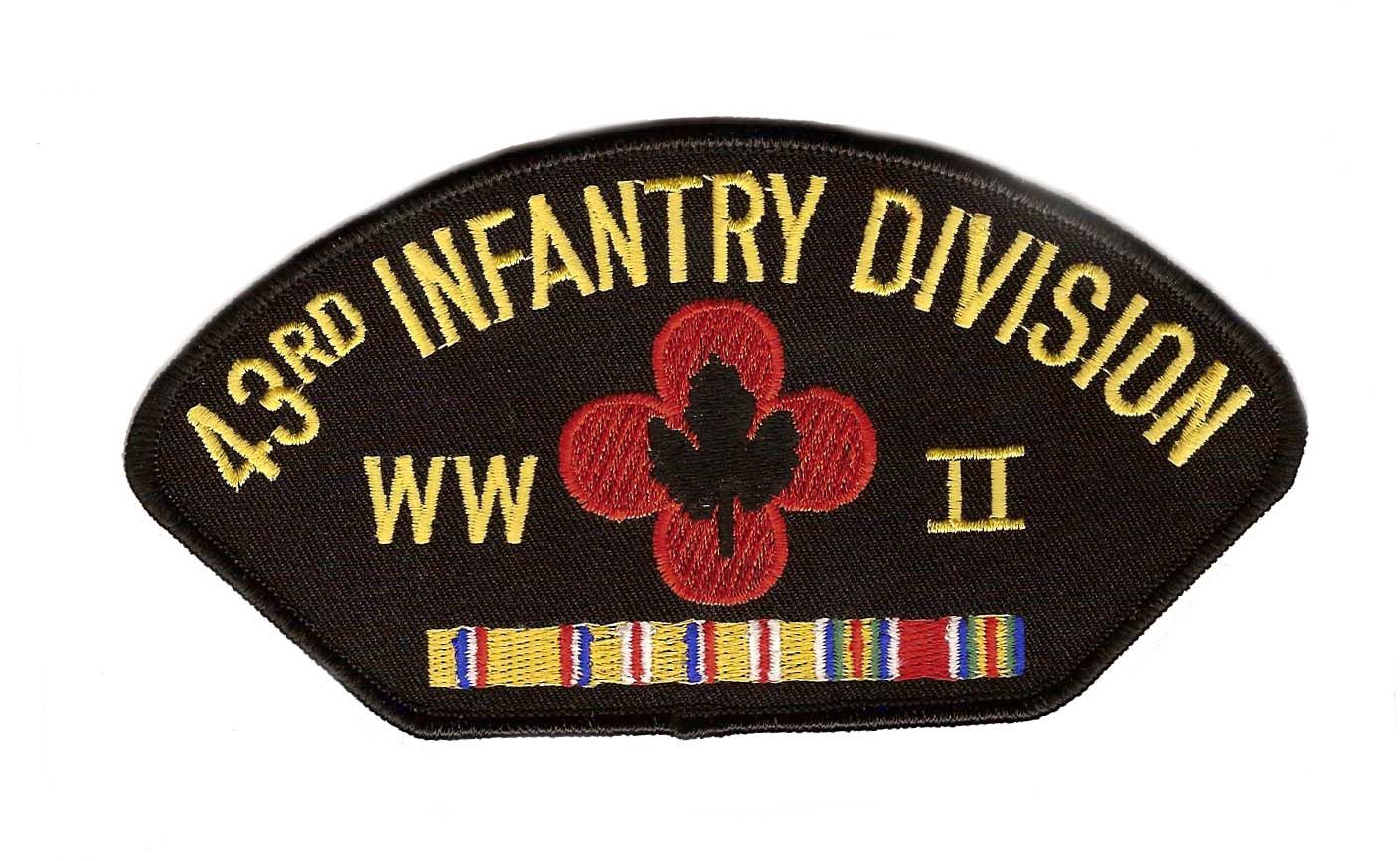 43rd Infantry Division WWII Patch - US Army Infantry Division Patches ...