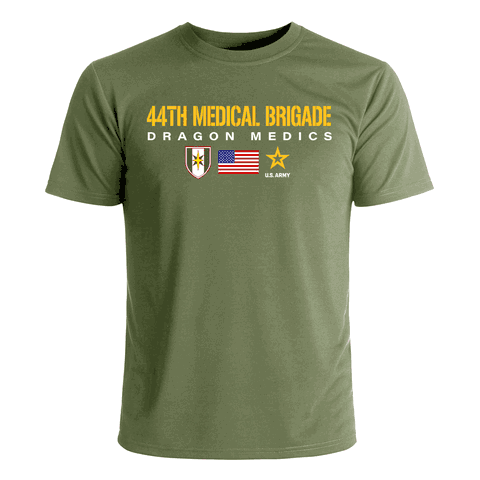 44th Medical Brigade Subtitle T-Shirt - US Army Unit Full Color T ...