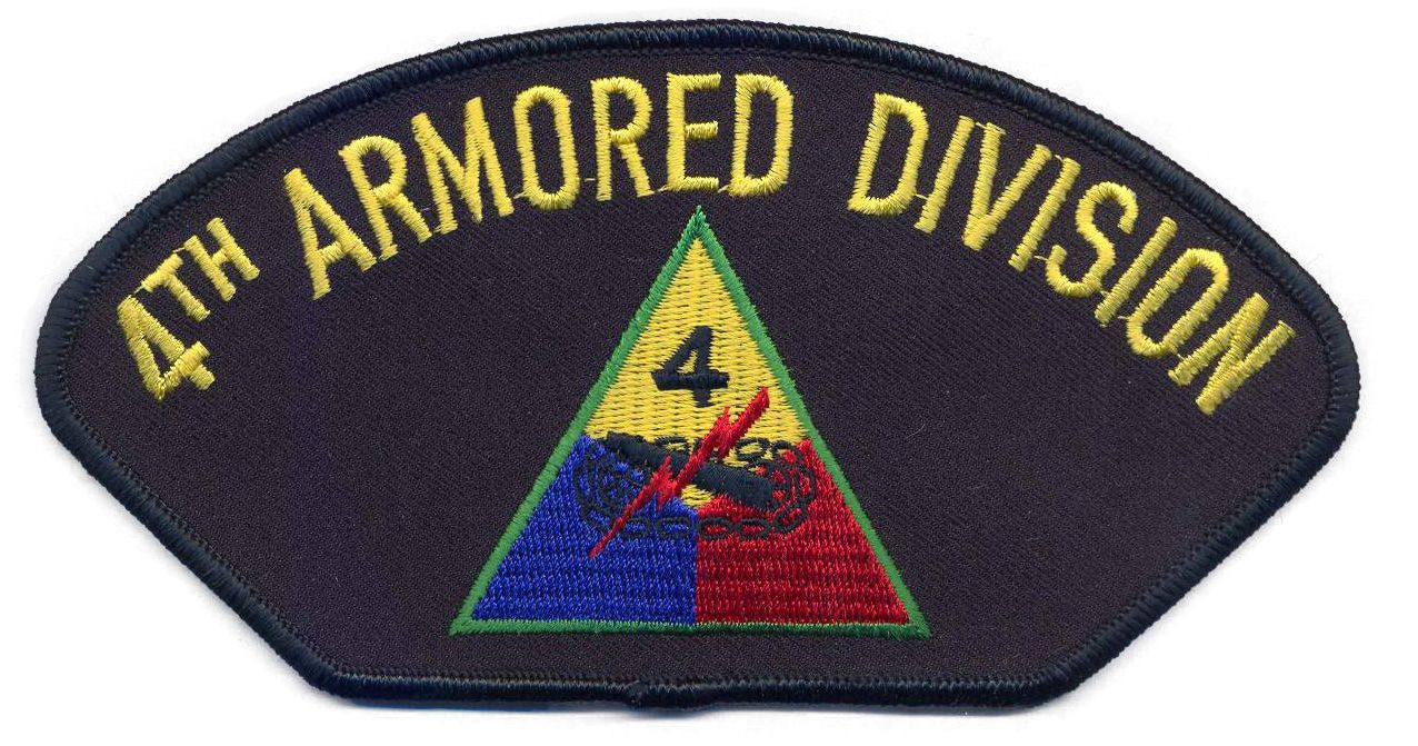 4th Armored Division Patch - World War 2 Hat Patches - PriorService.com