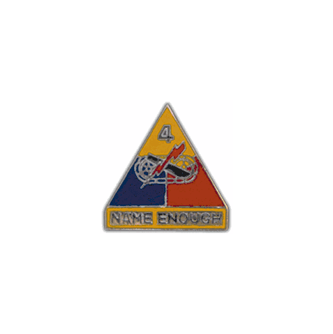 4th Armored Division Pin - 4th Armored Division - PriorService.com