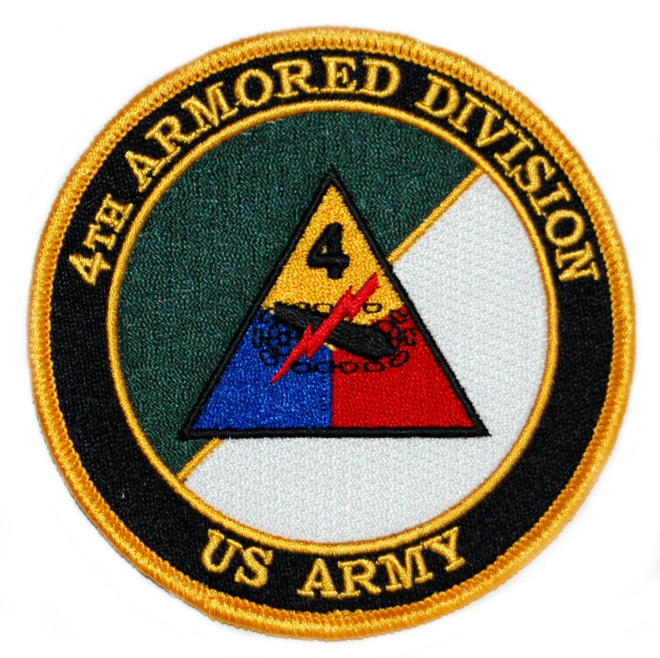 4th Armored Division with Crossed Sabres Patch - 4th Armored Division ...