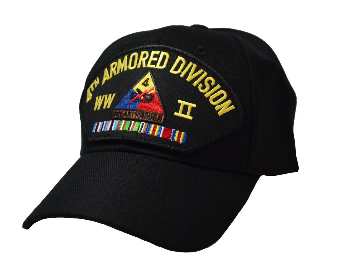 4th Armored Division WWII Cap - 4th Armored Division - PriorService.com
