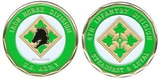 4th Infantry Division Challenge Coin - 4th Infantry Division ...