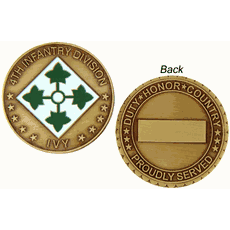 4th Infantry Division Vietnam Veteran Pin - 4th Infantry Division ...
