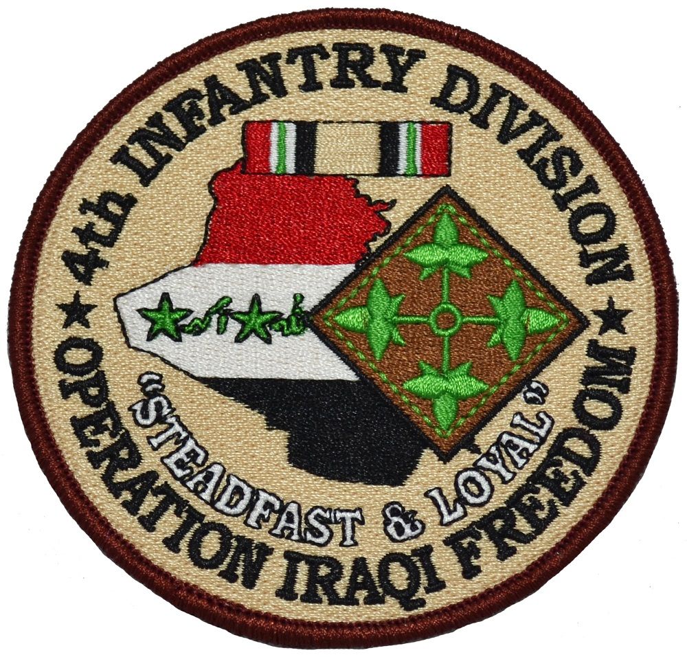 4th Infantry Division Operation Iraqi Freedom Patch