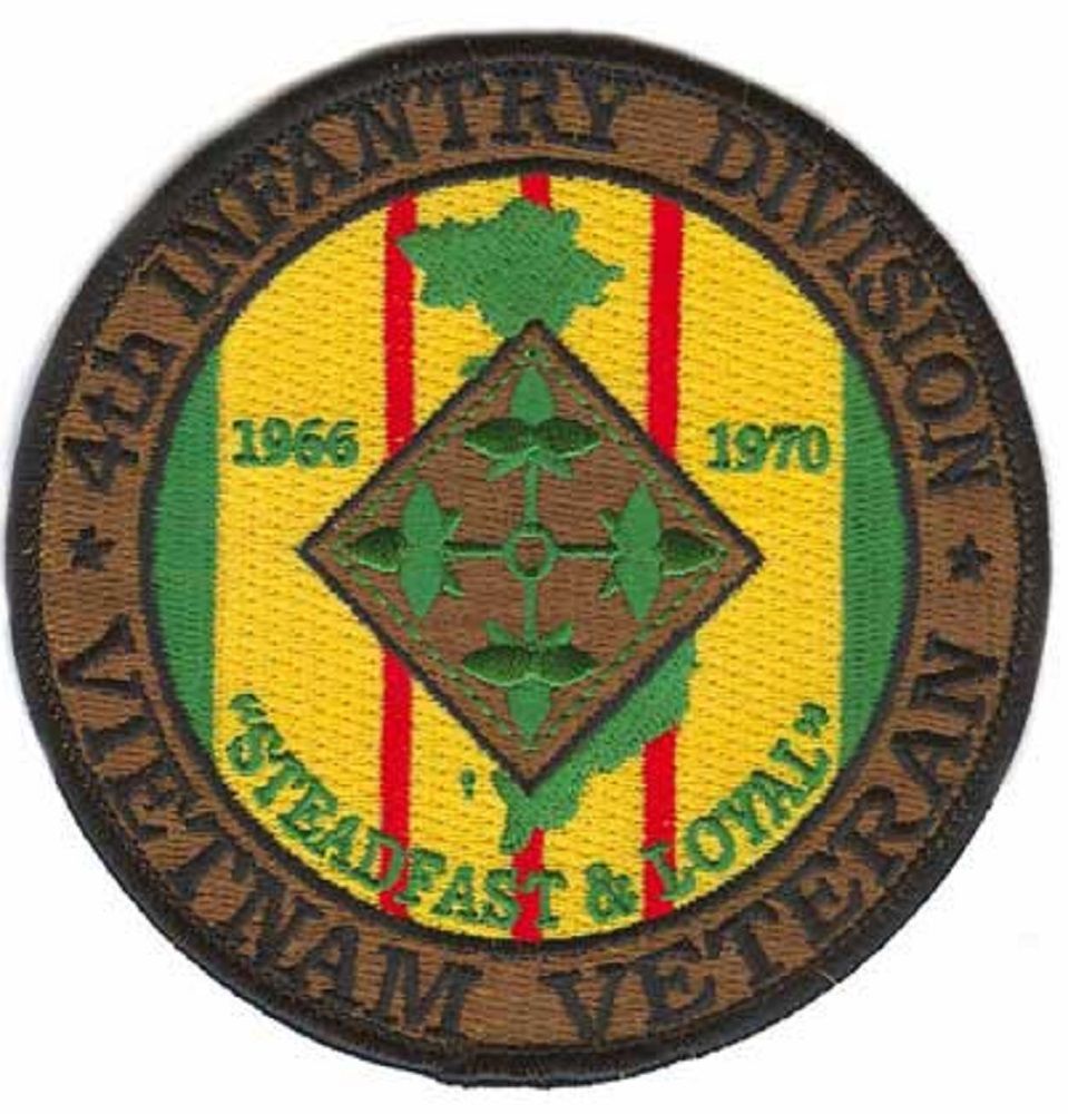 4th Infantry Division Vietnam Veteran Patch