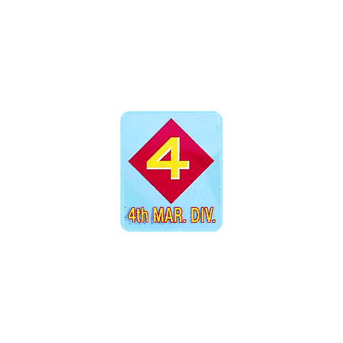 4th Marine Division Decal - 4th Marine Division - PriorService.com