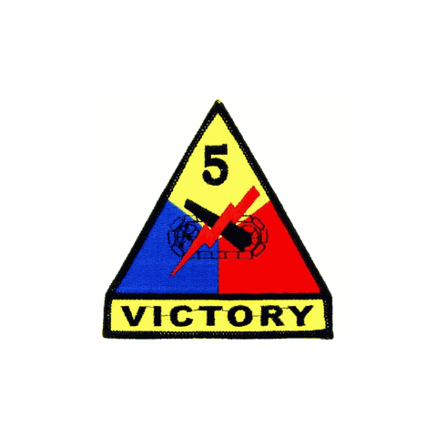 5th Armored Division Patch - Armored Patches - PriorService.com