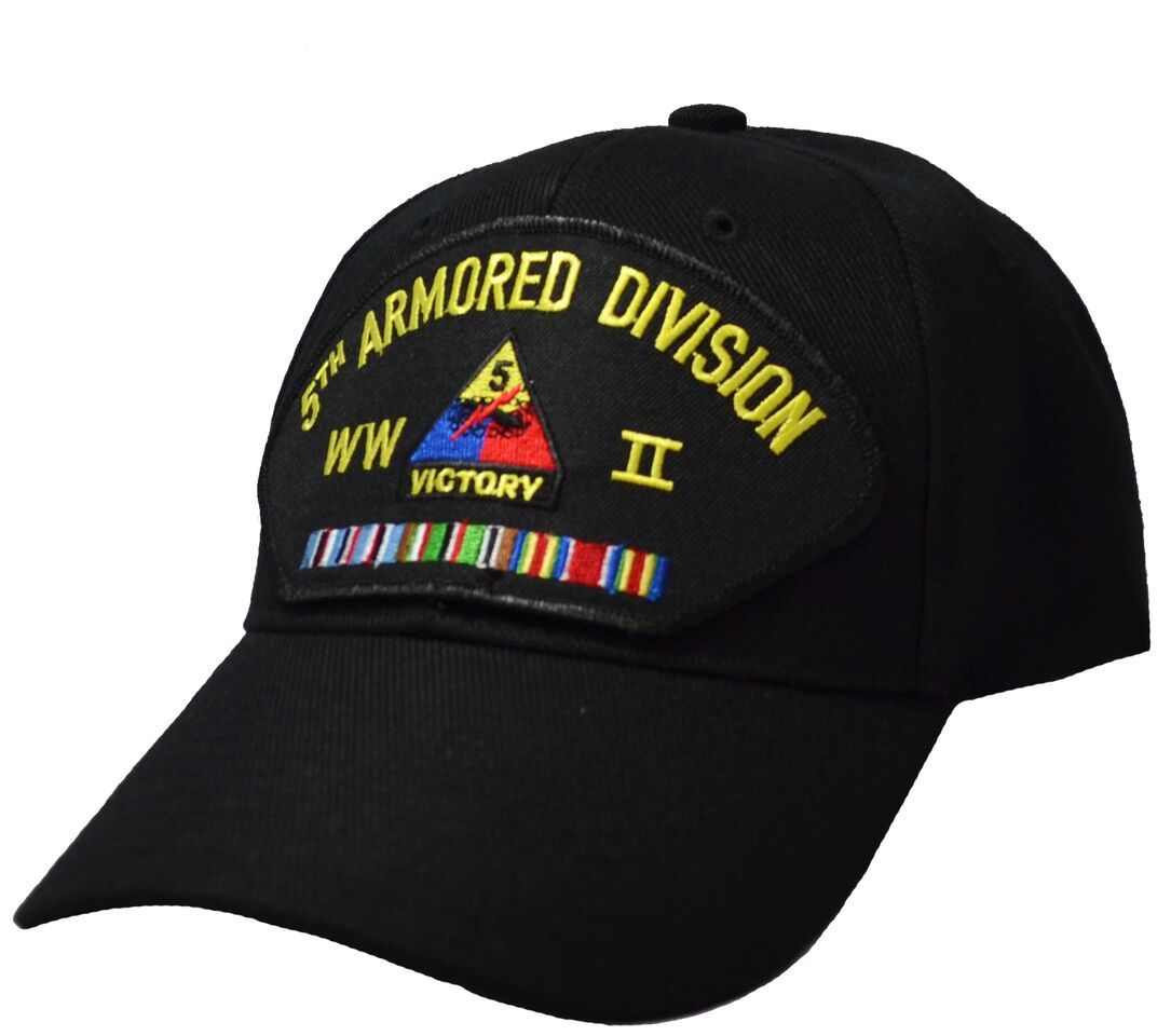 5th Armored Division WWII Cap - 5th Armored Division - PriorService.com