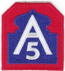 5th Army Patch - 5th Army - PriorService.com