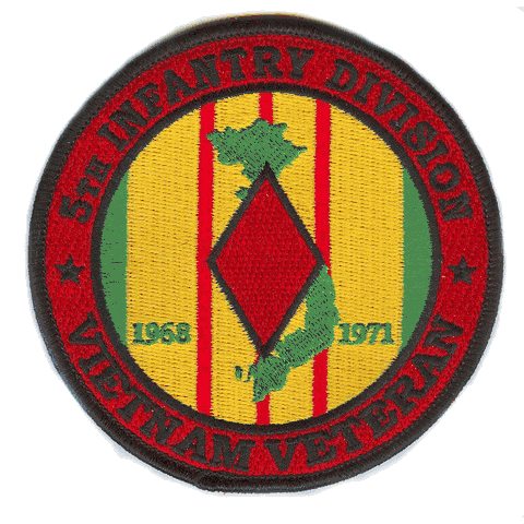 5th Infantry Division Vietnam Veteran Patch - 5th Infantry Division ...