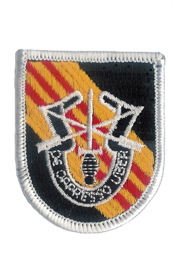 5th Special Forces Patch W/ Crest Flash - 5th Special Forces ...