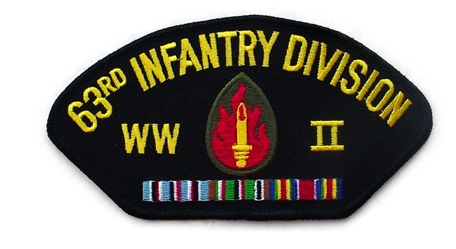 63rd Infantry Division WWII Patch - US Army Infantry Division Patches ...