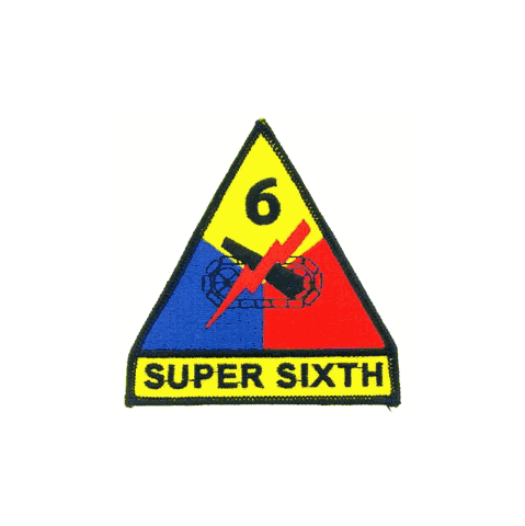 6th Armored Division Patch - US Army Armor Division Patches ...