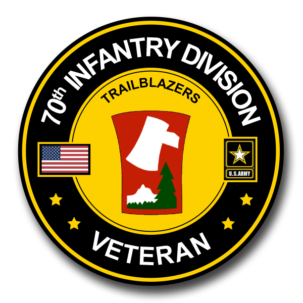 70th Infantry Division Veteran Decal - US Army Division Veteran Decals ...