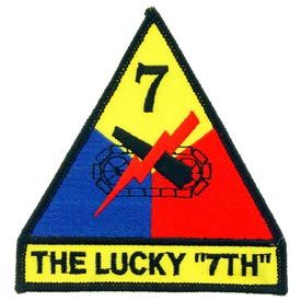 7th Armored Division Patch - Armored Patches - PriorService.com