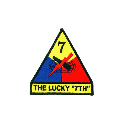 7th Armored Division Patch - Armored Patches - PriorService.com