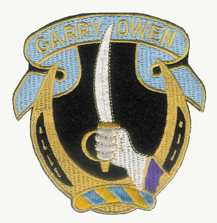 7th Cavalry (Garry Owen) Patch - Cavalry Patches - PriorService.com