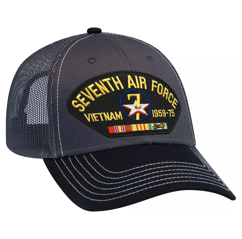 7th Infantry Division Gray Mesh Back Cap - New Gray Mesh Caps ...
