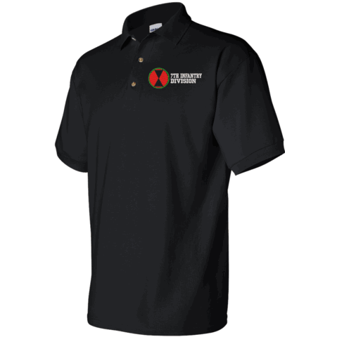 7th Infantry Division Polo - New US Army Unit Polos - PriorService.com