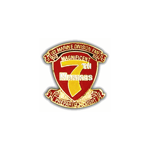 7th Marine Regiment Pin - 7th Marine Regiment - PriorService.com