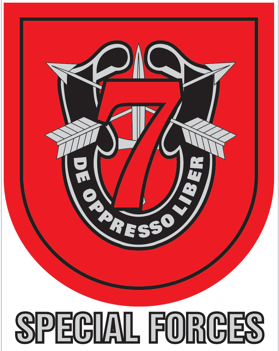7th Special Forces Group Decal - US Army Decals - PriorService.com