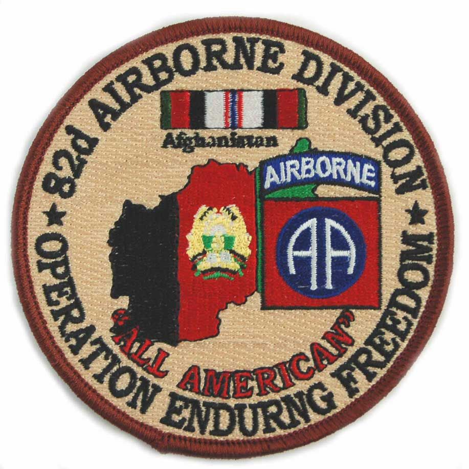 82nd Airborne Division Operation Enduring Freedom Patch - Operation ...