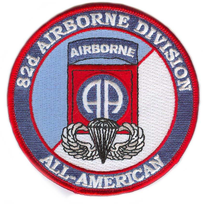 82nd Airborne Division Patch with Jump Wings - 82nd Airborne Division ...
