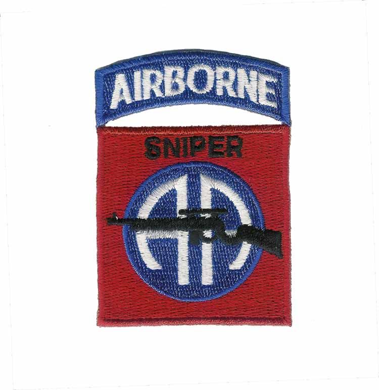 82nd Airborne Division Sniper Patch - 82nd Airborne Division - PriorService.com