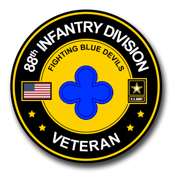88th Infantry Division Veteran Decal - US Army Division Veteran Decals ...