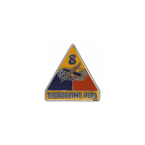 8th Armored Division Pin - 8th Armored Division - PriorService.com