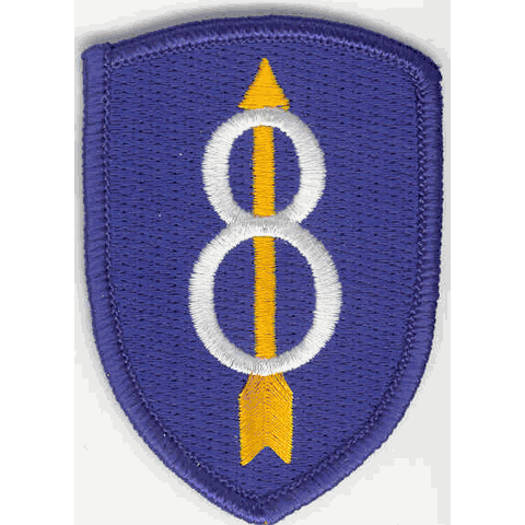 8th Infantry Division 3" Patch - US Army Infantry Division Patches - PriorService.com
