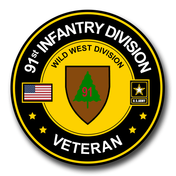 91st Infantry Division Veteran Decal - US Army Division Veteran Decals ...